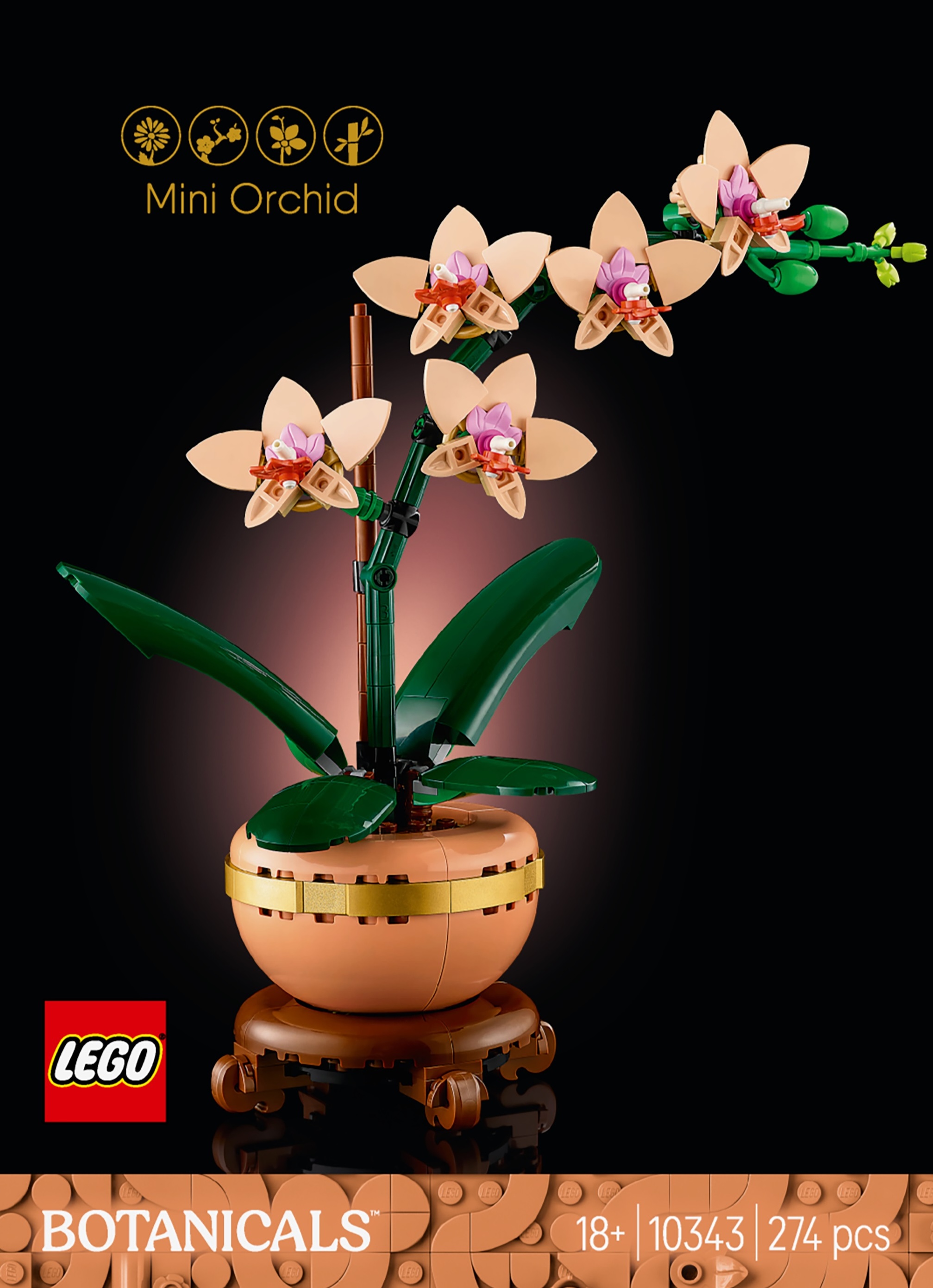 Конструктор LEGO Міні орхідея (2025) купити на MEGOGO BOOKS